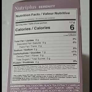 Nutriplus | Kitchen | Farmasi Nutriplus Serenity Earl Grey Flavored Flavor Tea 3 Sachets | Poshmark